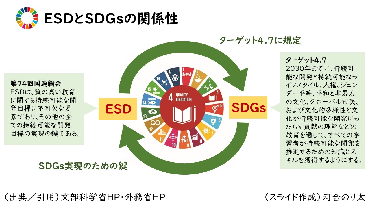 SDGsとESDの関係性とは？違いについて図解します！ | のりログ